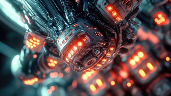 A Detailed View of Multiple Light Sources Stock Photo - Image of ...