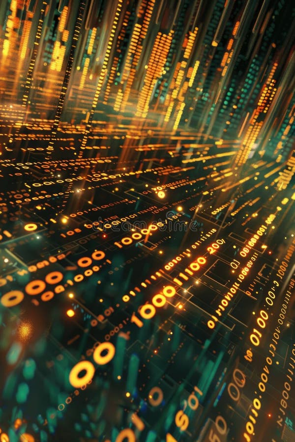 Detailed View of Multiple Numbers on a Computer Screen. Suitable for ...