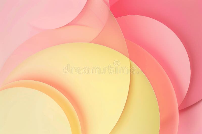 A Detailed View of Multiple Paper Circles Arranged Together Stock Photo ...