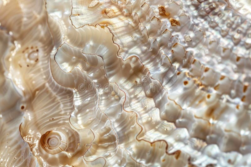 A Detailed View of Multiple Shells Showcasing Diverse Textures and ...