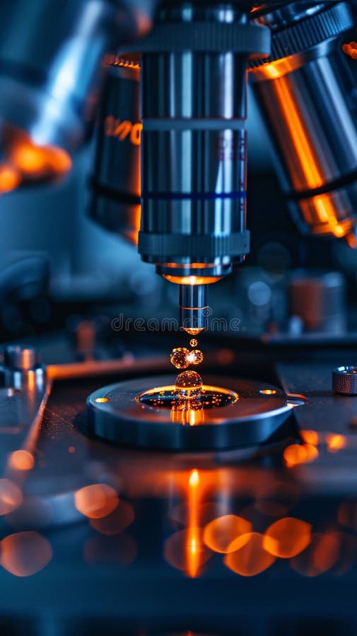Detailed View of Nanotechnology Research Stock Photo - Image of study ...