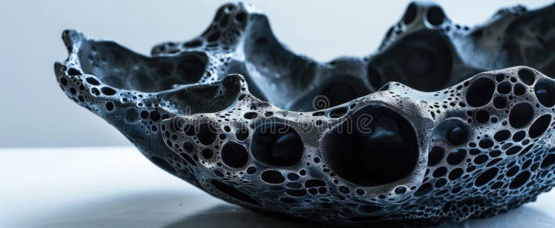 Detailed View of an Object Coated with an Ultra-black Material ...