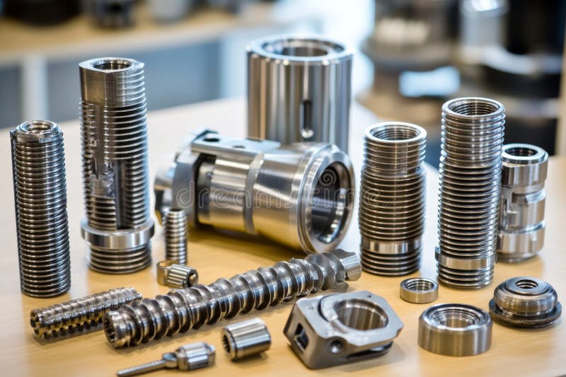 Detailed View of an Object Produced by a Metal 3D Printer. Item ...