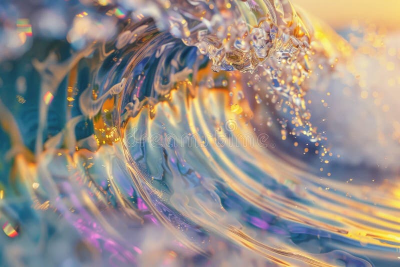 Ocean Wave Close Up stock photo. Image of beach, underwater - 383020740