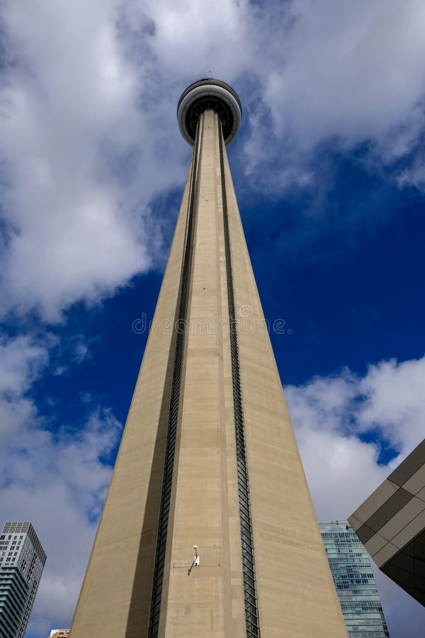 Vertical, Details View of the World Famous CNN Tower. Editorial Photo ...