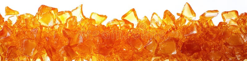 A Detailed View of Orange Crystals in a Natural Arrangement Stock Image ...