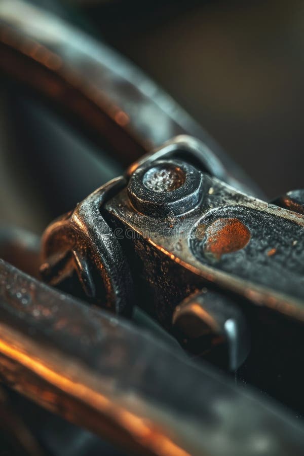 A Detailed View of a Pair of Scissors with Sharp Blades and Ergonomic ...