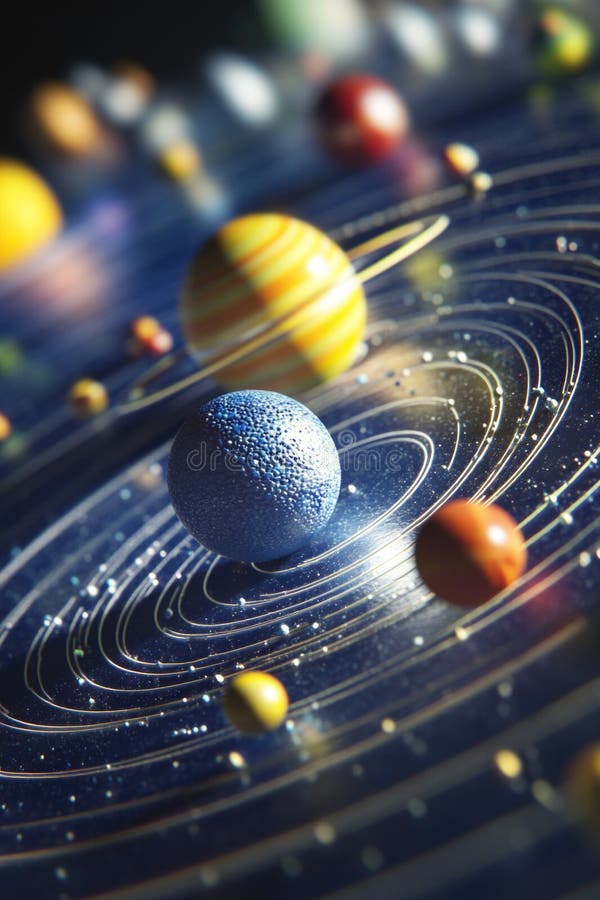 A Detailed View of the Planets and Their Relative Positions in Our ...