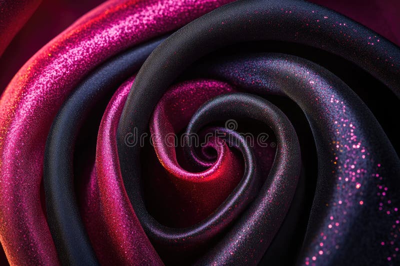 A Detailed View of a Purple and Black Fabric Pattern, Useful for ...