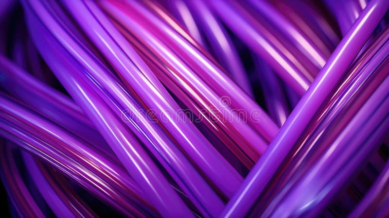 Detailed View of Purple Wires, Suitable for Technology Concepts Stock ...