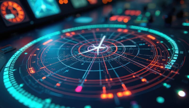 Detailed View of Radar Screen, Technical Communication in Aviation ...