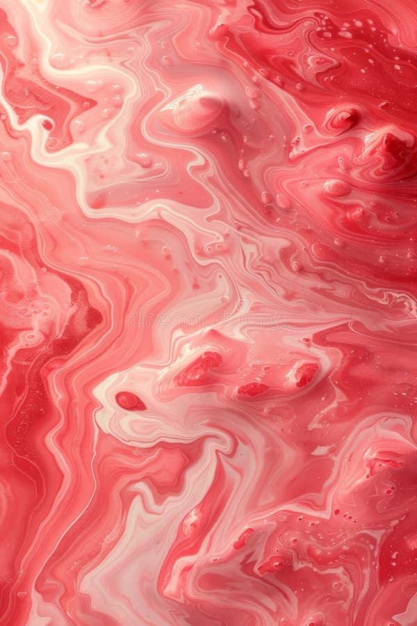 Detailed View of Red and White Marble Background, Showcasing Intricate ...