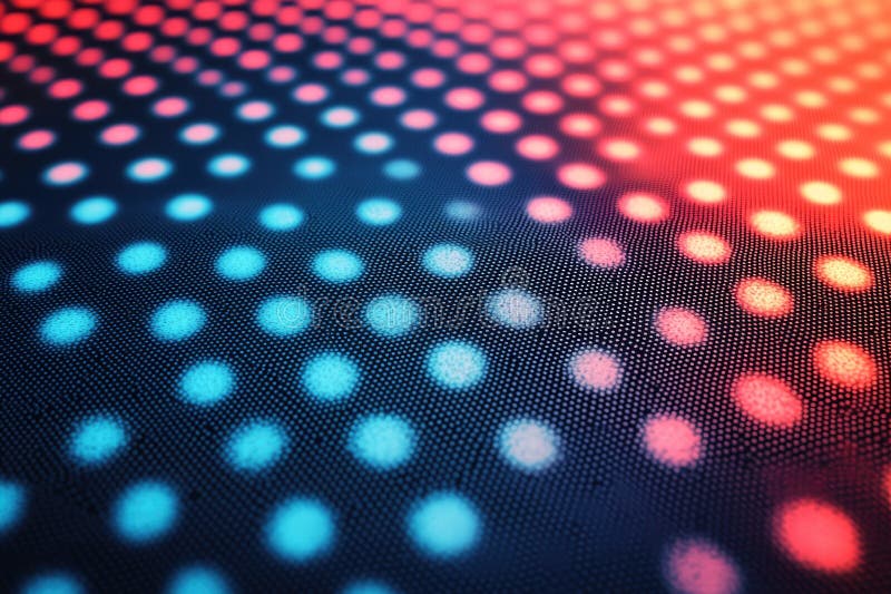 Detailed View of a Repeating Pattern of Small Dots Stock Image - Image ...