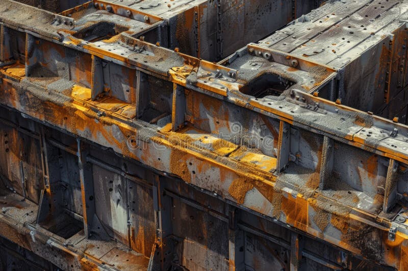 Detailed View of a Rusted Building, Suitable for Urban Decay Concepts ...