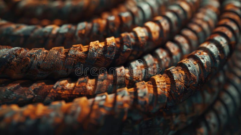 Detailed View Metal Coil Suitable Industrial Concepts Stock Photos ...