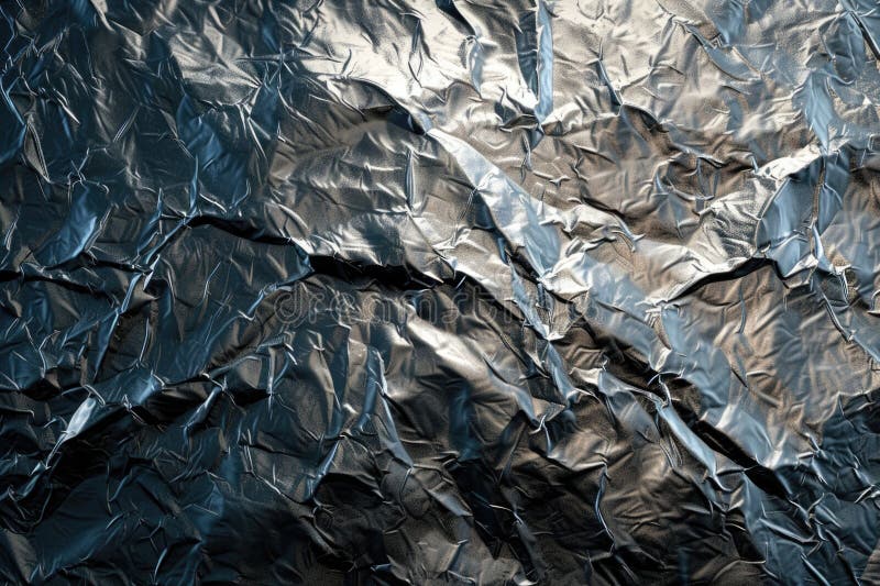 Detailed View of a Sheet of Tin Foil, Suitable for Various Projects ...