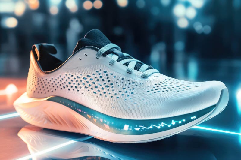 Detailed View of a Shoe Reflected in Shiny Surface Stock Image - Image ...