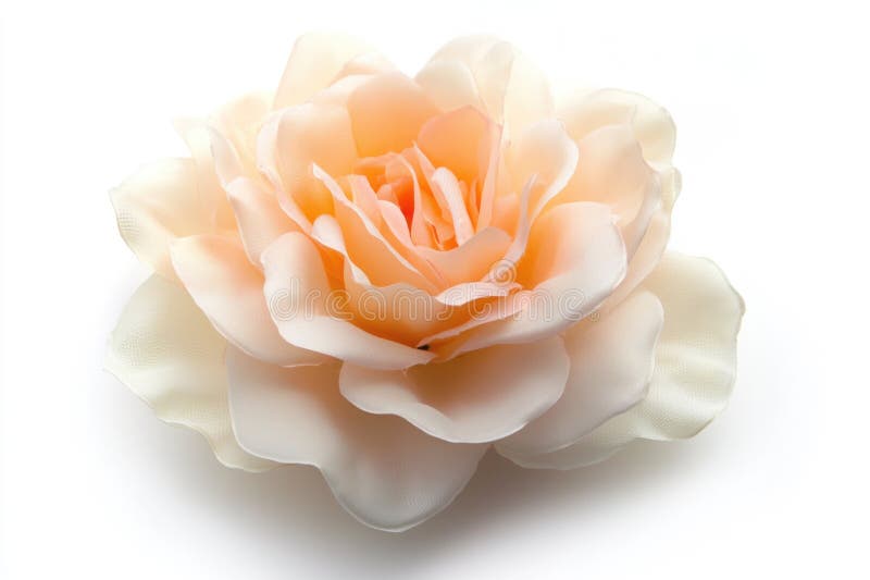 A Detailed View of a Single Flower on a White Background Stock ...