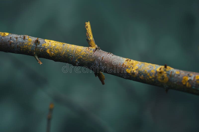 Detailed View of a Single Tree Branch, Versatile for Various Design ...