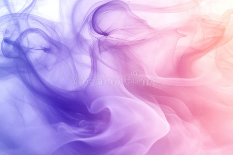 A Detailed View of Smoke Particles on a Plain White Surface Stock Image ...