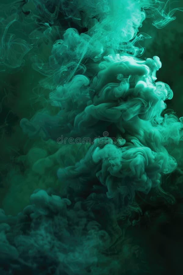 A Detailed View of Smoke Particles Suspended in the Air Stock Image ...