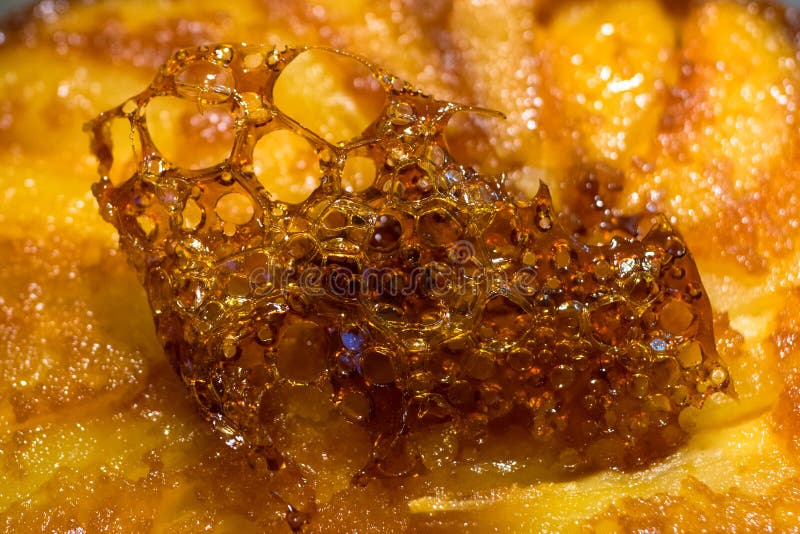 Solidified Boiled Sugar, Caramelized Bubbles Stock Photo - Image of ...