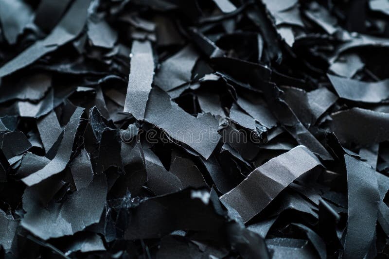 A Detailed View of a Stack of Dark, Rectangular Papers Stock Image ...