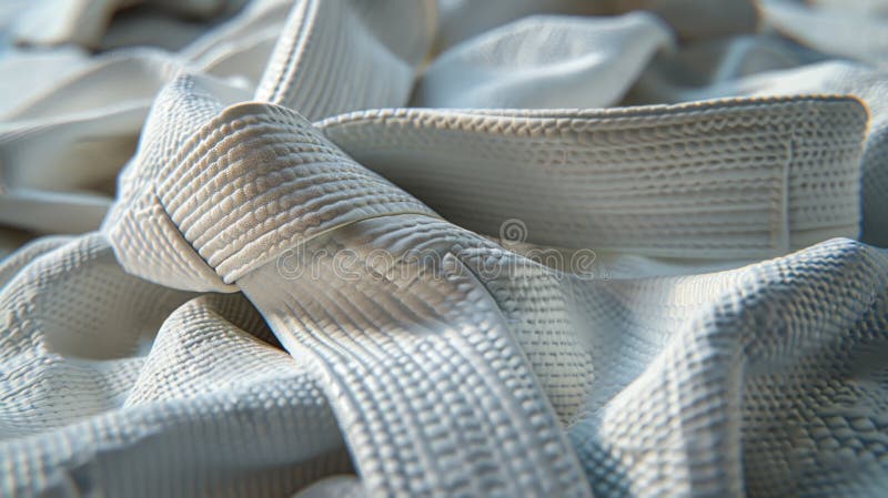 A Detailed View of a Stack of White Fabric, Ideal for Use in Still Life ...