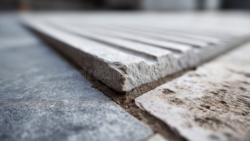 A Detailed View of a Stone Structure Featuring Rough and Smooth ...