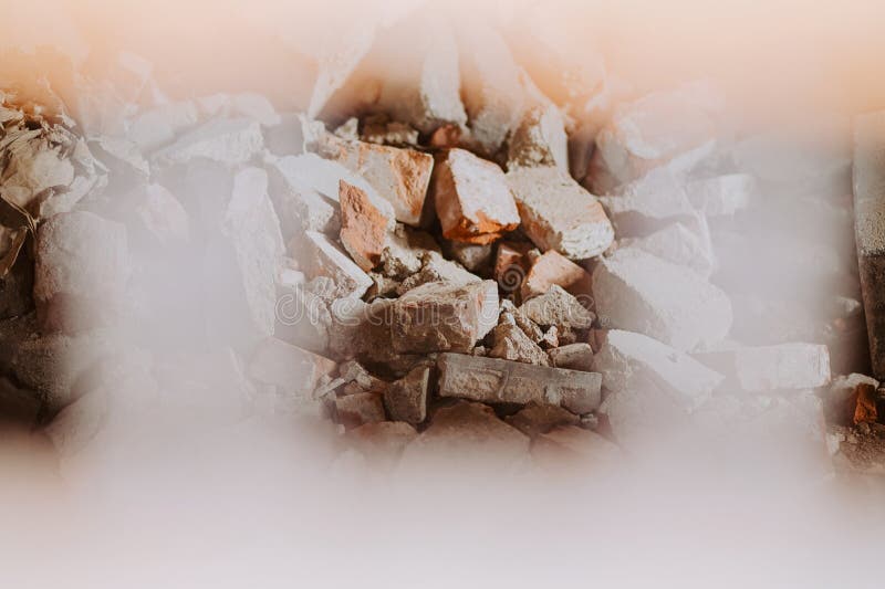 Close-up of Earthquake Damage on Old House Wall – Cracked Structure ...