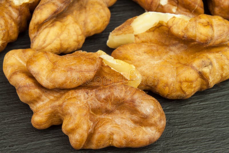 Detailed View of the Structure of the Shell of a Walnut. Super Foods ...