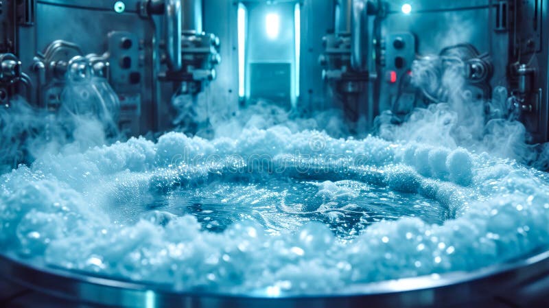 Detailed View of Subzero Cryogenic Preservation Process with Frost ...