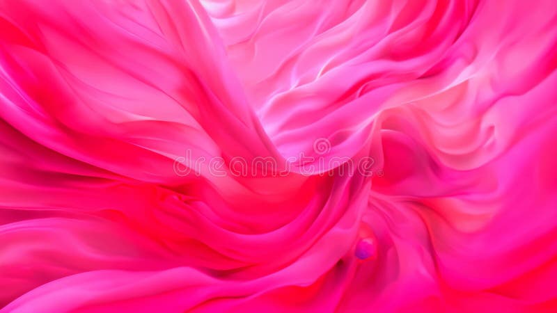 Detailed View of Swirling Pink Patterns on Delicate Fabric, Delicate ...