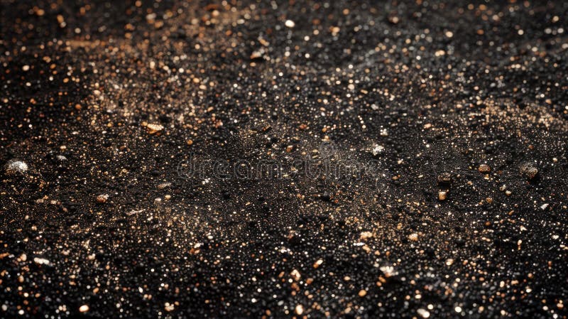 A Detailed View of the Texture and Color of Soil and Dirt Stock Photo ...