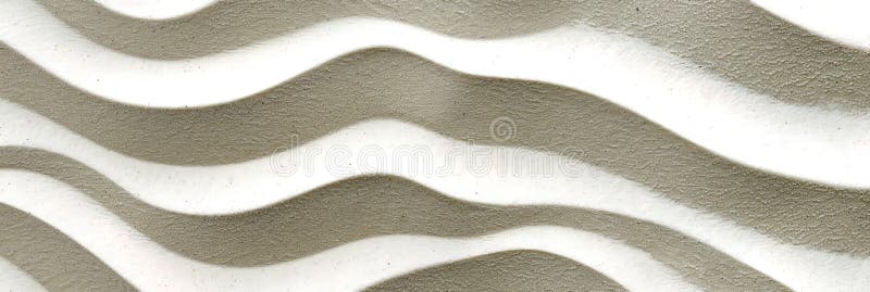 Detailed View of a Textured Wall with a Repeating Wave Design Stock ...