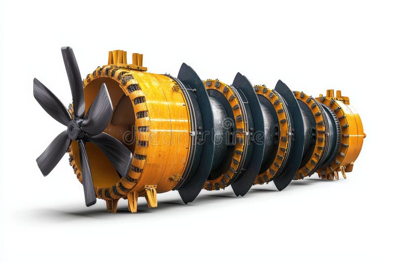 A Detailed View of a Turbo Engine Showcasing Design and Engineering ...