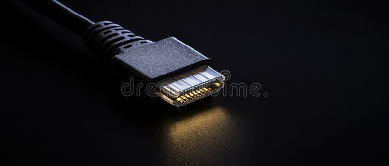 A Detailed View of a USB Cable on a Table, Suitable for Use in ...
