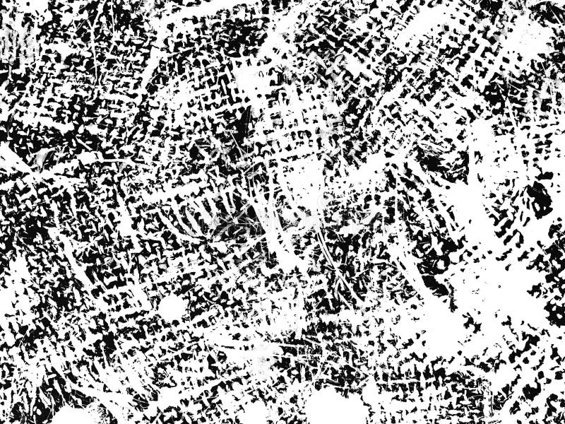 Footprint Pattern on a Textured Surface in Black and White during ...