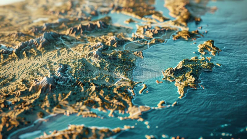 A Detailed View of a Vast Expanse of Water, Showcasing Its Depth and ...