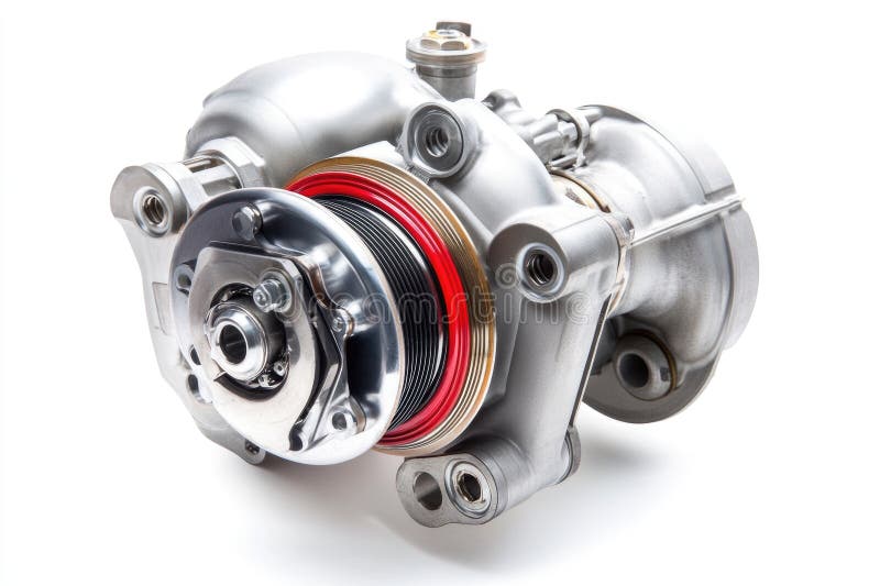 A Detailed View of a Vehicle S Internal Combustion System on a Clean ...