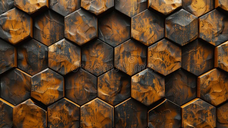Close Up of Hexagonal Wall stock image. Image of hexagonal - 317650279