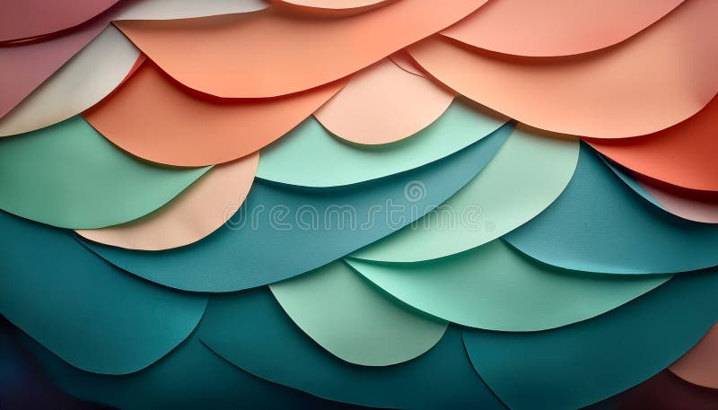 Detailed View of a Wave-like Pattern Created by Layered Gradient ...