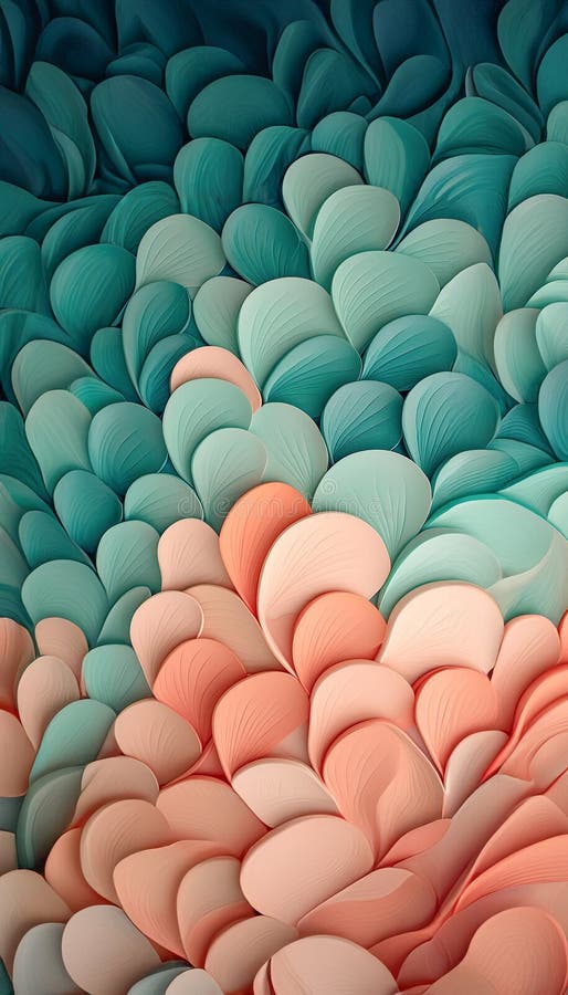 Detailed View of a Wave-like Pattern Created by Layered Gradient ...