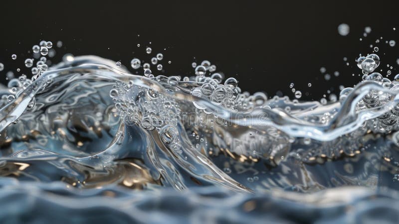 Detailed View of a Wave in the Water, Perfect for Nature Backgrounds ...