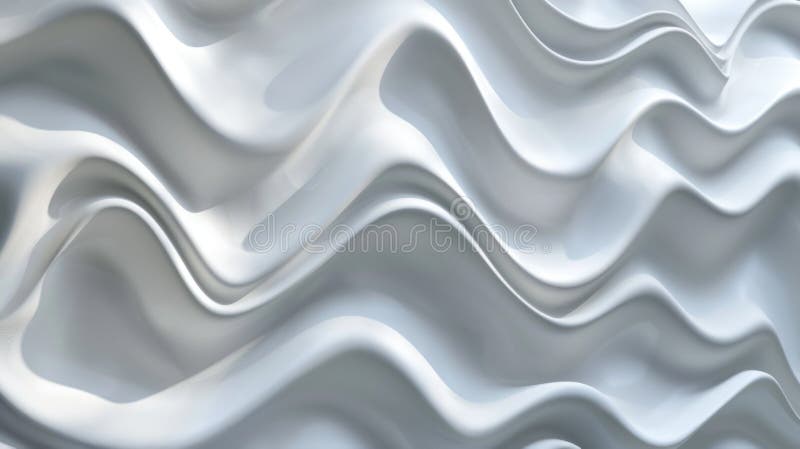 A Detailed View of Wavy Patterns on a Surface Stock Illustration ...