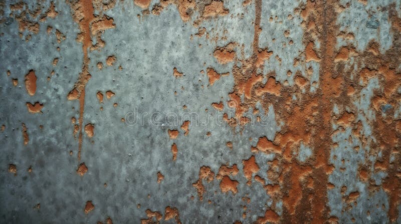 Close-up View of Rust-streaked, Corroded Concrete Stock Illustration ...