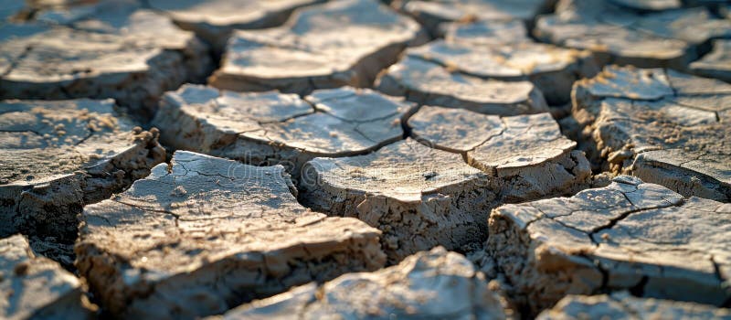 Close Up of Cracked Concrete Surface Stock Image - Image of split ...