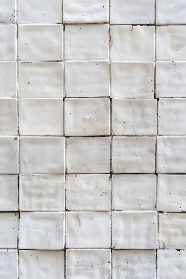 Detailed View of a White Tile Wall, Perfect for Interior Design ...