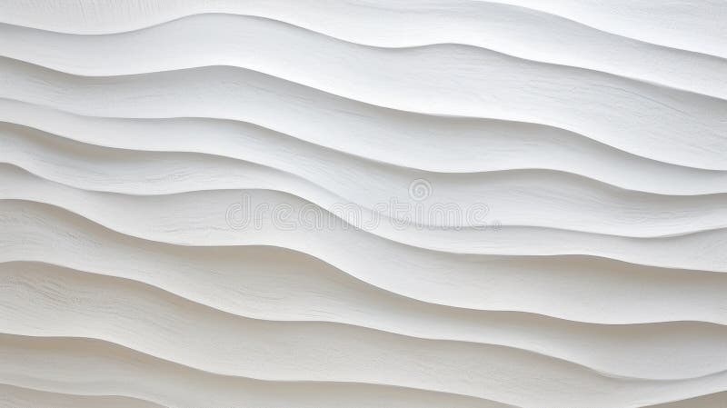 Close Up of a White Wall with Wavy Lines Stock Image - Image of stylish ...