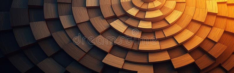 Intricate Circular Wood Design Stock Illustration - Illustration of ...
